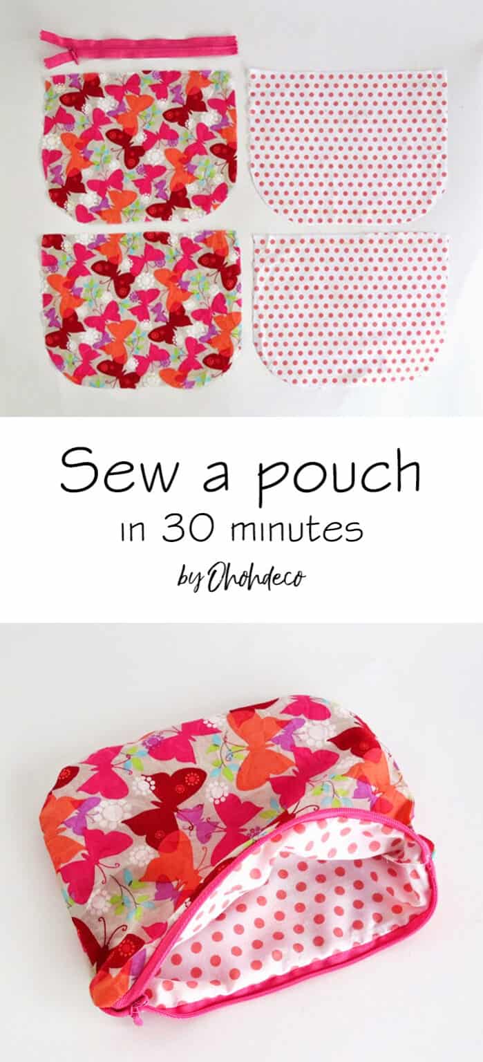 Sew a pouch in 30 minutes