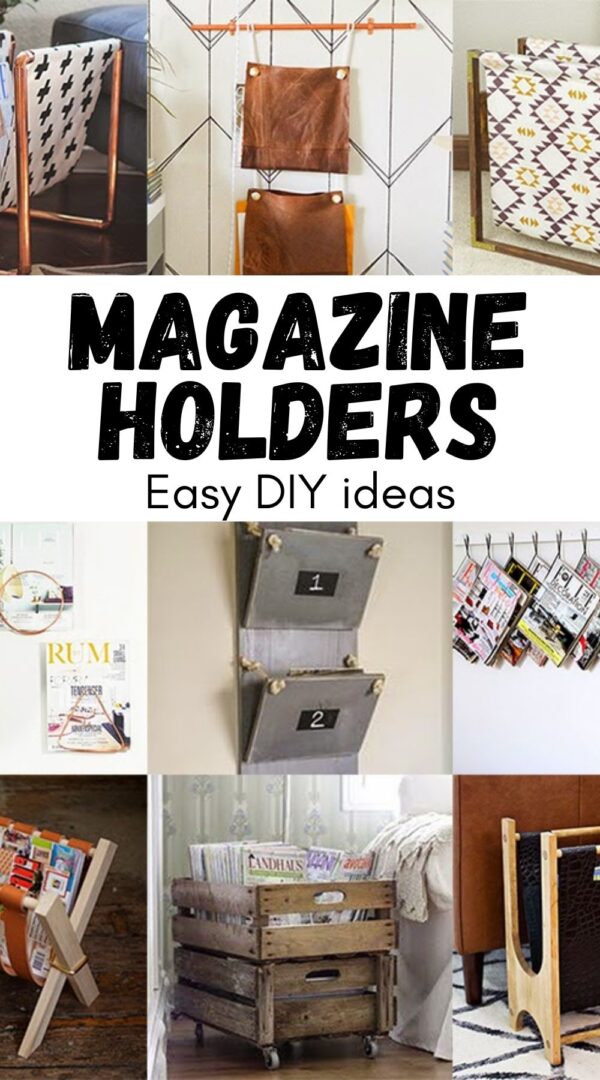 How to make DIY Magazine Holders and Storage