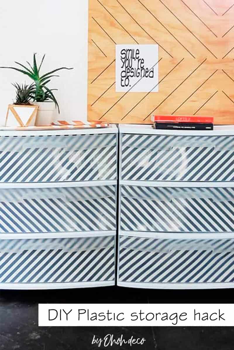 How to upgrade plastic drawers