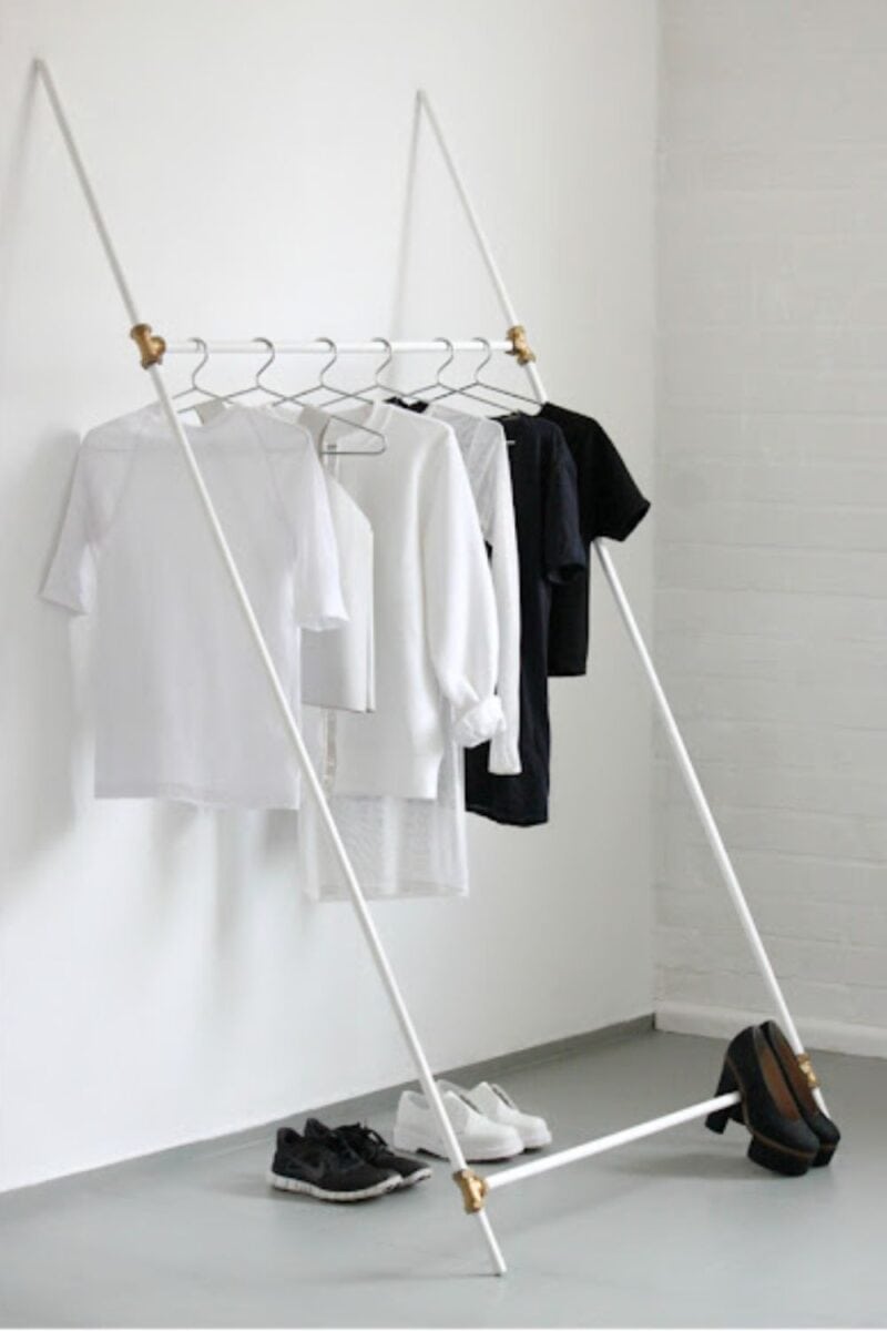 The Secret to Creating a Stylish DIY Clothes Rack on a Budget