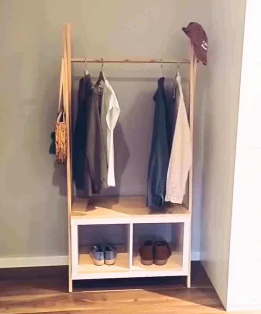 The Secret to Creating a Stylish DIY Clothes Rack on a Budget