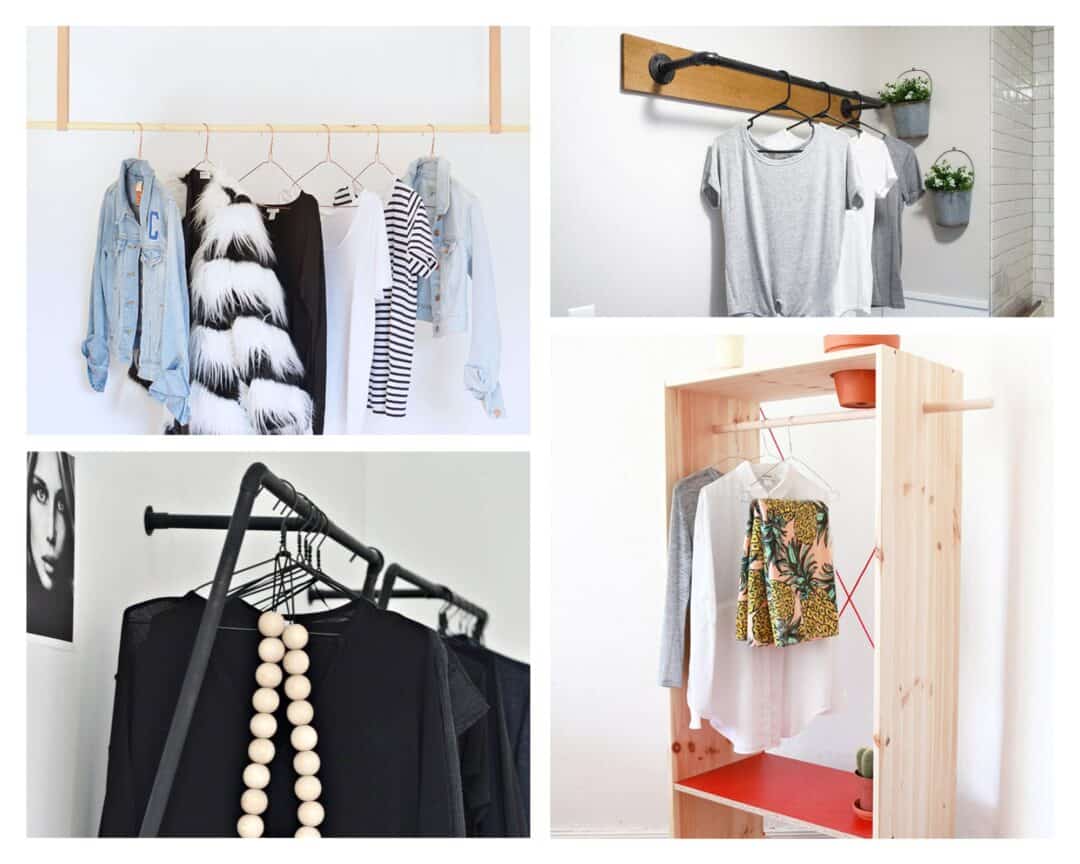 The Secret to Creating a Stylish DIY Clothes Rack on a Budget