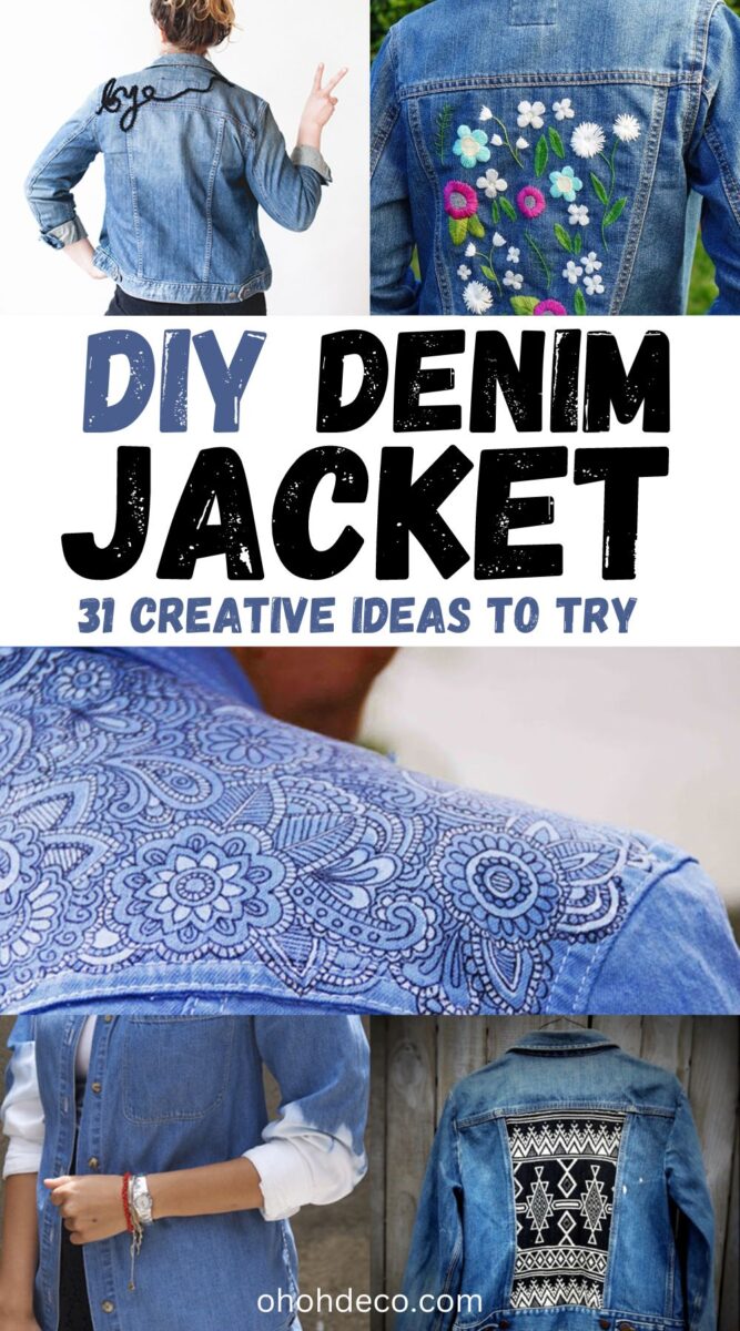 diy denim jacket ideas - Ohoh deco