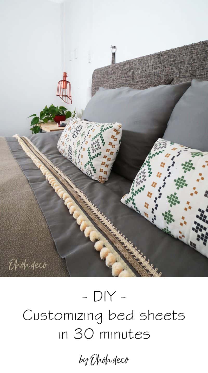 How to easily customize bed sheets