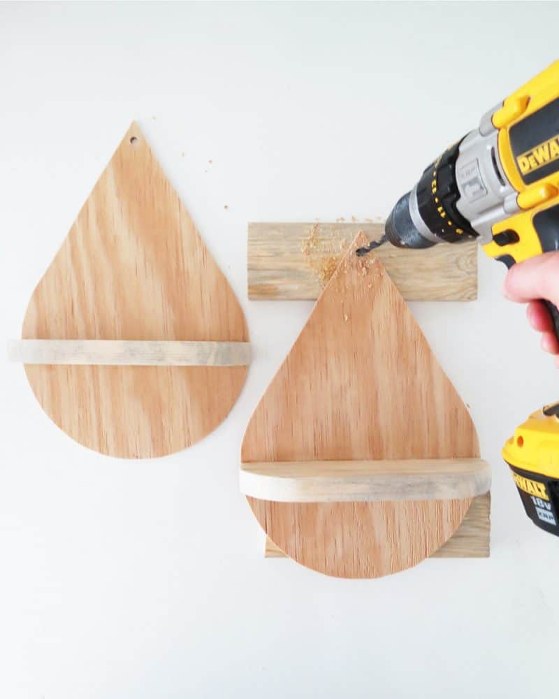 DIY water drop Shelf