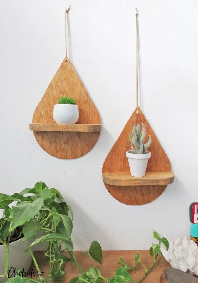 DIY water drop Shelf