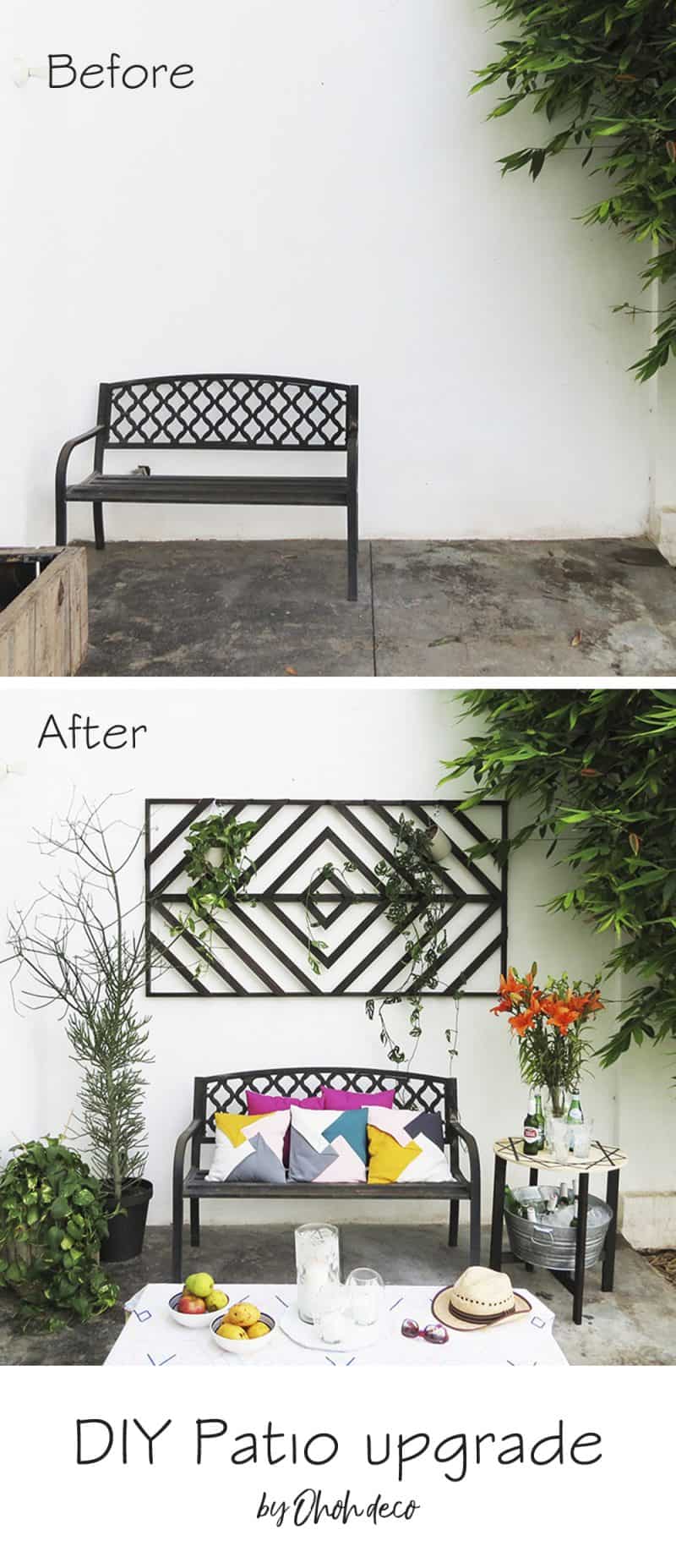 3 DIY for a patio upgrade