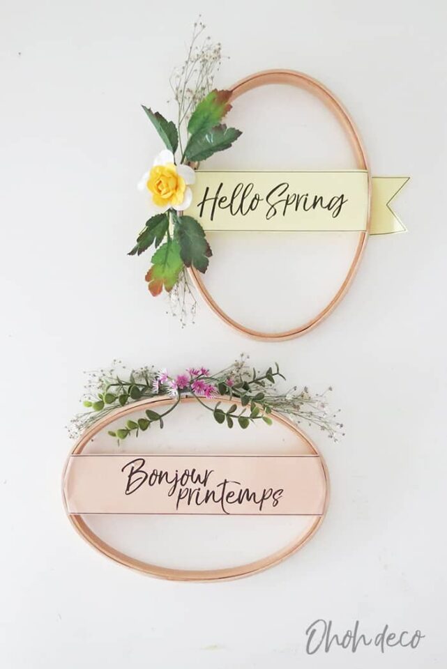 Make a DIY Spring Wreath in 10 minutes