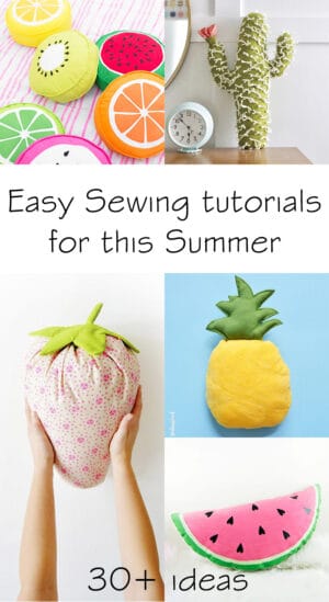 41 Easy Sewing project ideas for Summer time - Ohoh deco