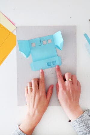 Easy to make 3D Paper house