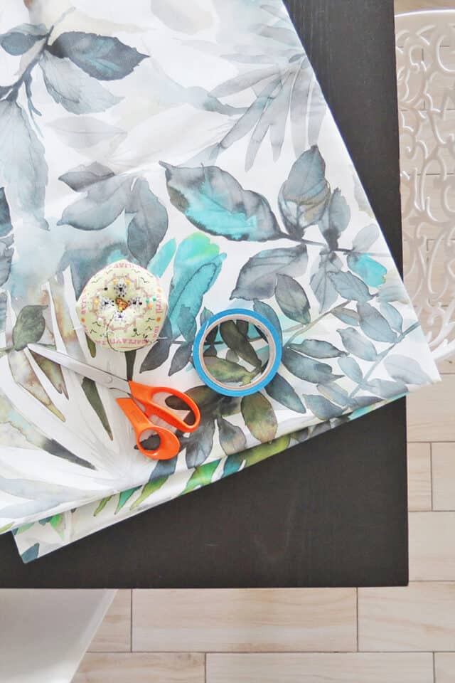 Fitted table cover, the easy DIY