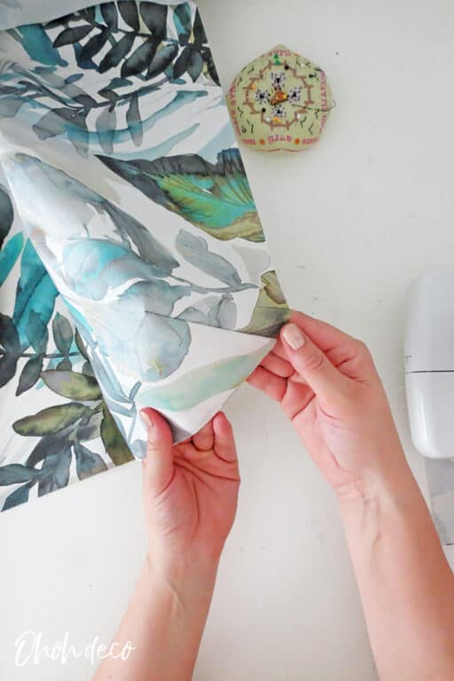 Fitted table cover, the easy DIY