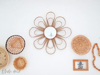 Boho Mirror, the easy DIY