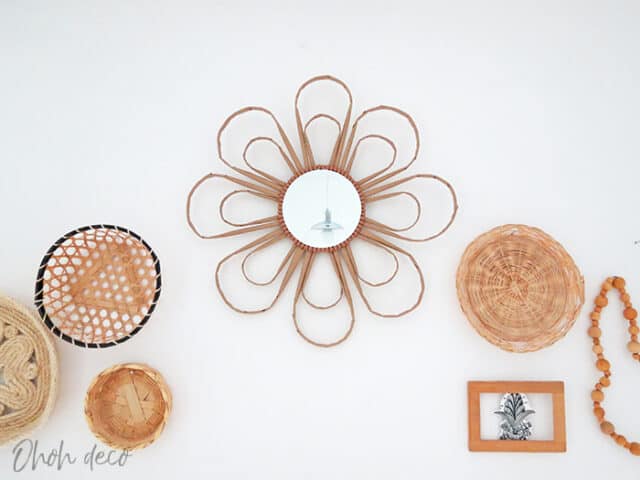 Boho Mirror, the easy DIY