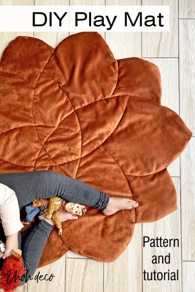 DIY Play Mat - Sewing pattern and tutorial