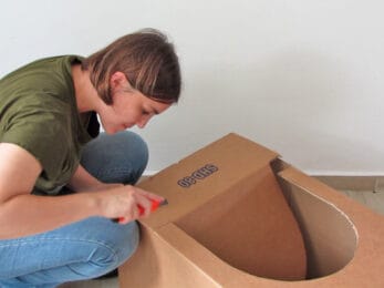 How to make DIY Cardboard table
