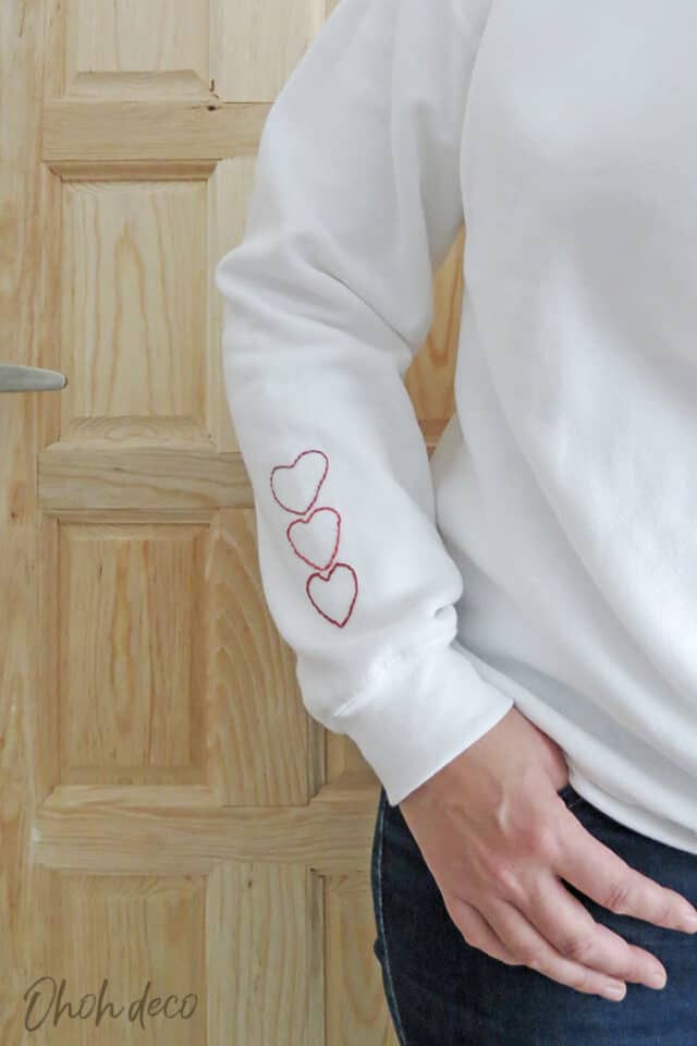 How to embroider a Sweatshirt