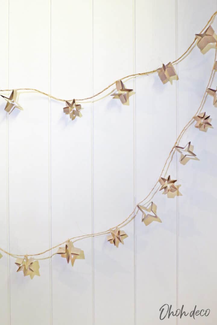 Easy to make Star Garland DIY