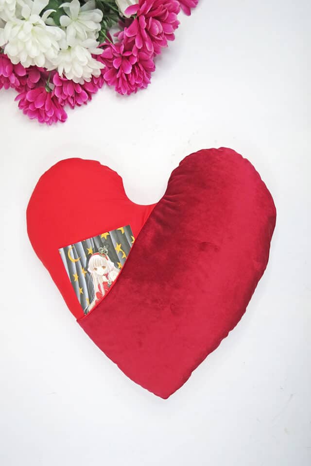 Heart Pillow Pattern (with a gift pocket)