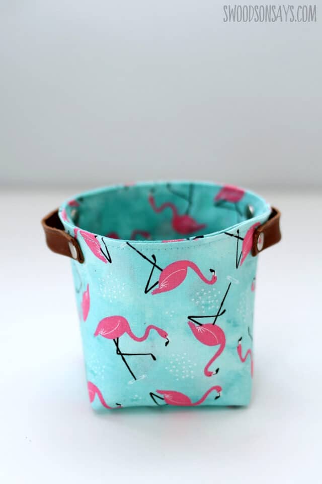 26 Easy to Sew Fabric Baskets Patterns