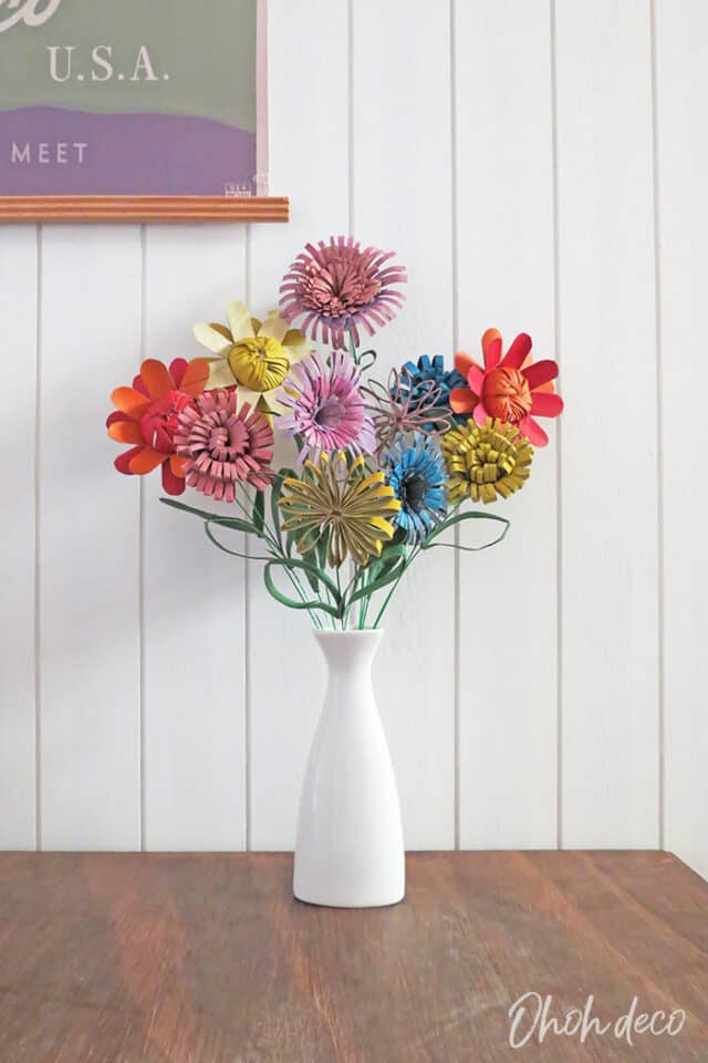 Easy to make Toilet Paper Roll Flowers