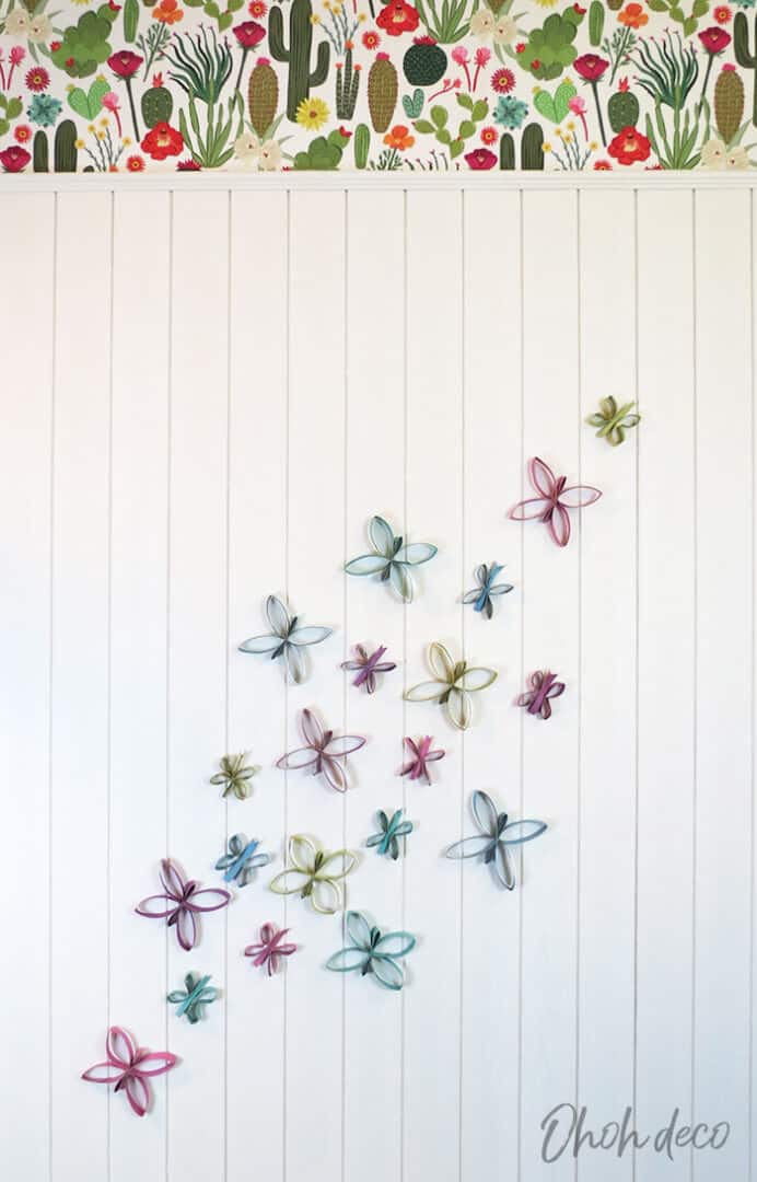 Beautiful Butterfly Wall Decor DIY