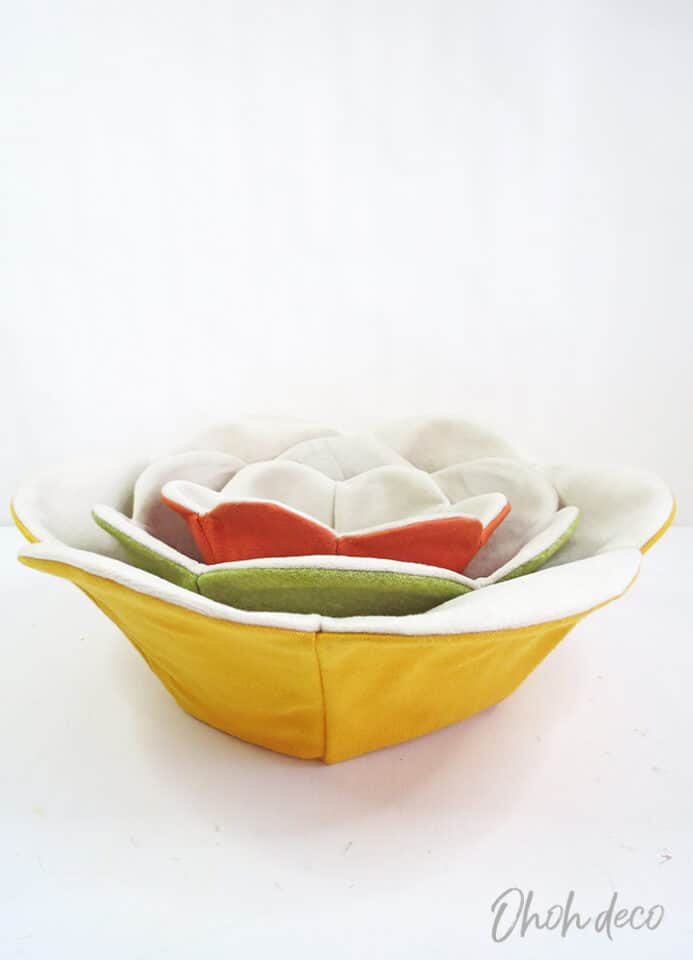 How to Sew a Nesting Fabric Basket: A Step-by-Step DIY Tutorial