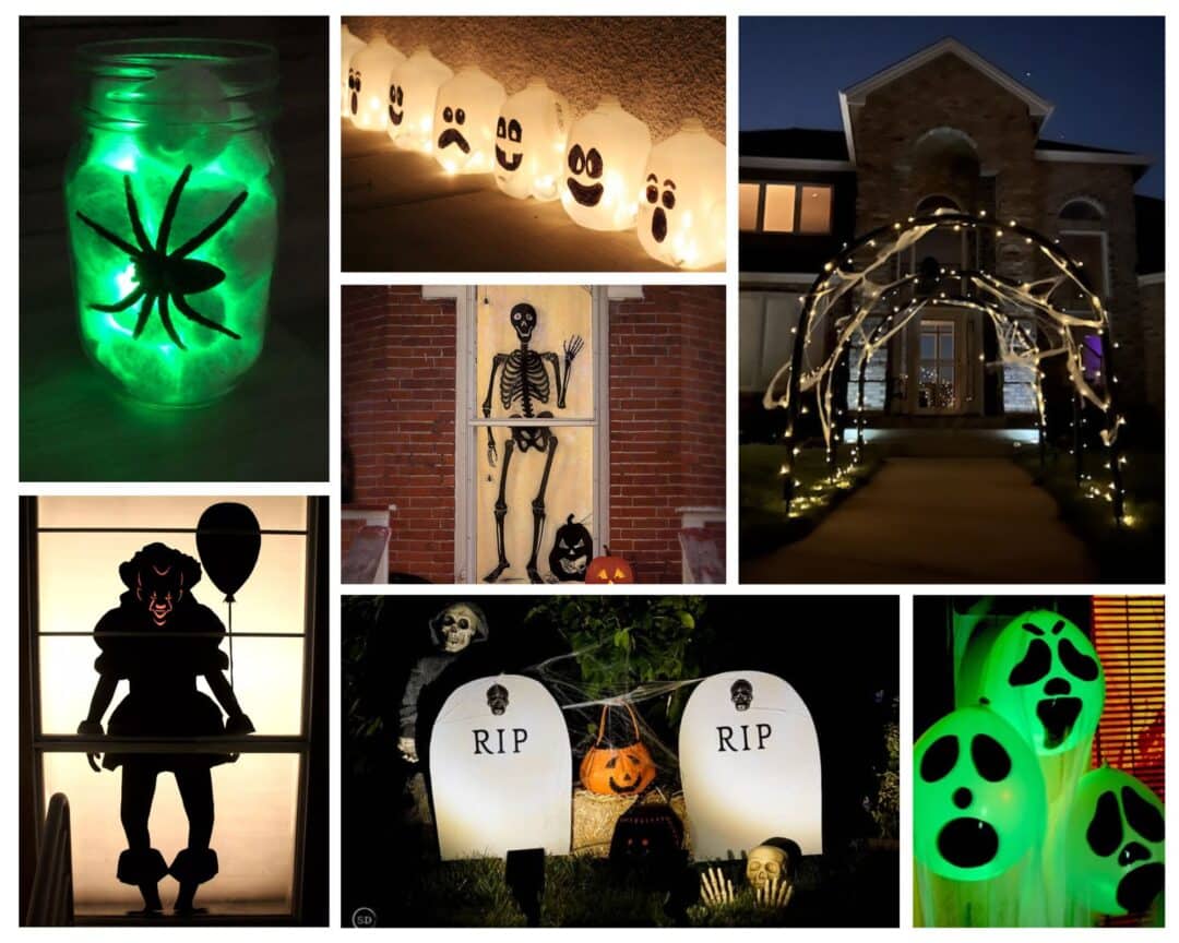 DIY Outdoor Halloween Decorations - 66 easy ideas
