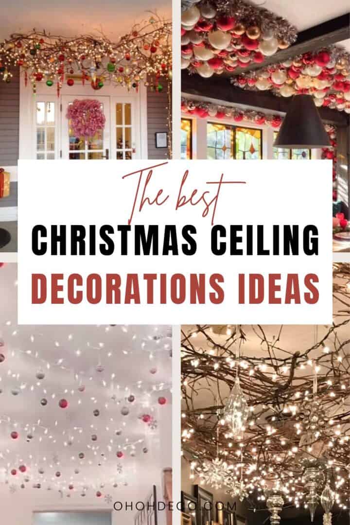 Get Creative: Christmas Ceiling Decorations ideas to Elevate Your Festivities