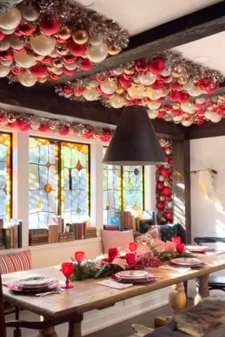 Get Creative: Christmas Ceiling Decorations ideas to Elevate Your ...