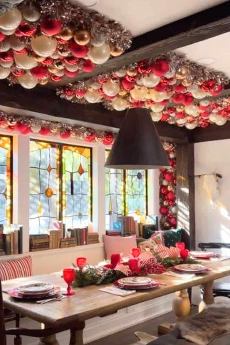Get Creative: Christmas Ceiling Decorations ideas to Elevate Your ...