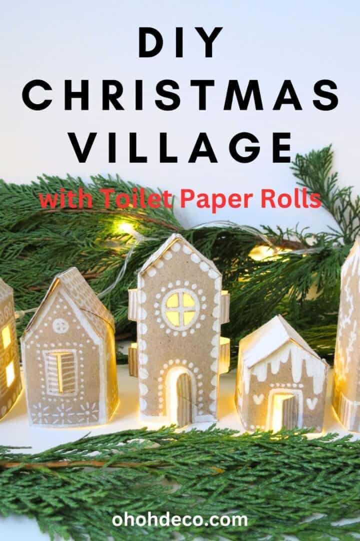 Unbelievable Way to Create a Stunning DIY Christmas Village Using ...