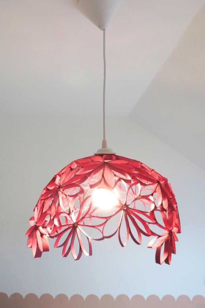 Stylish and Sustainable Home Decor: A Recycled Lampshade