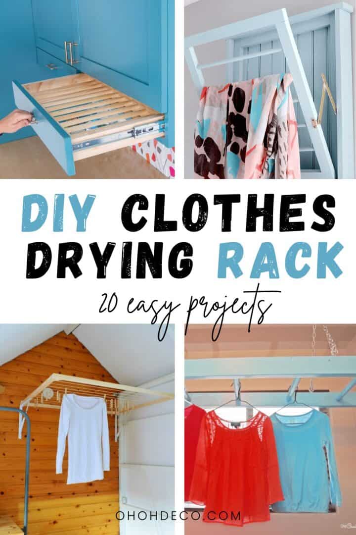 Easy DIY Clothes Drying Rack You Never Knew Existed