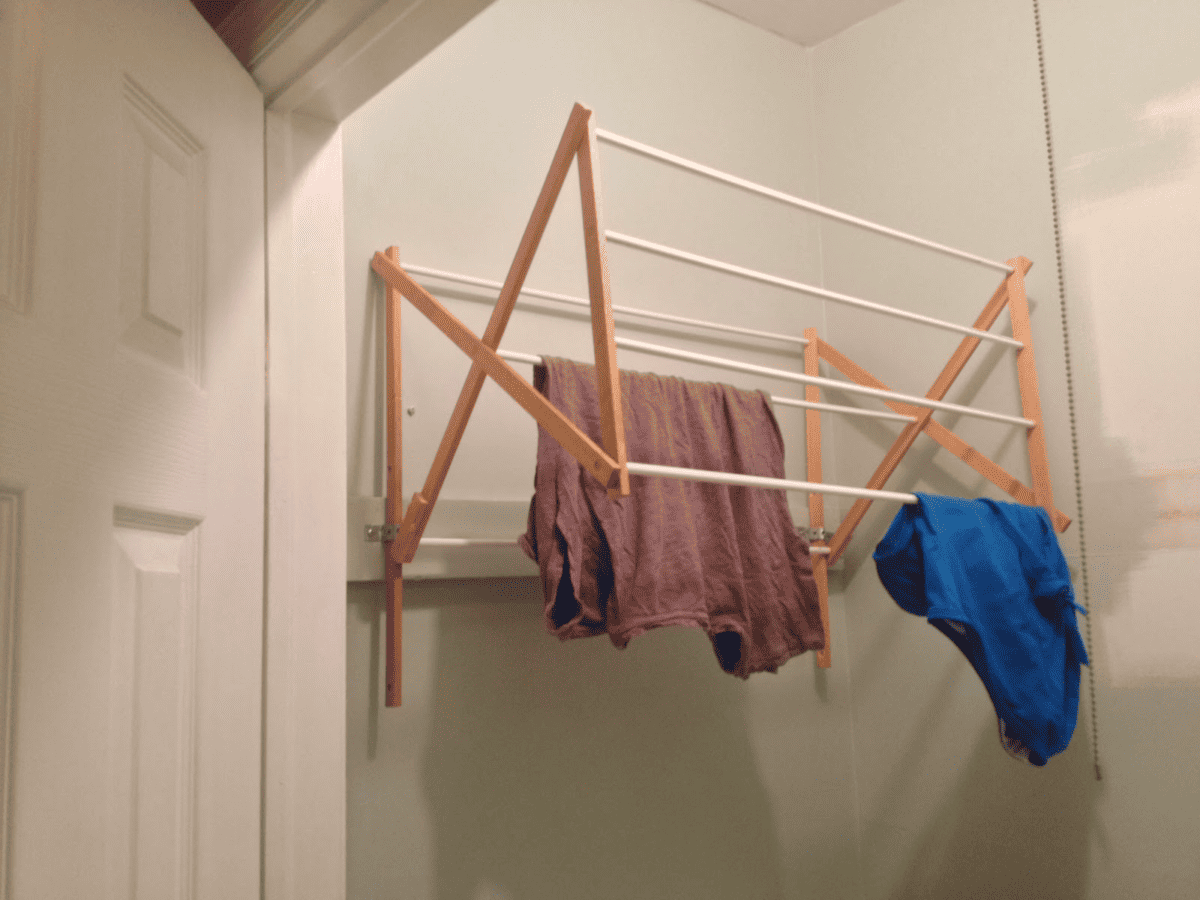 Easy DIY Clothes Drying Rack You Never Knew Existed