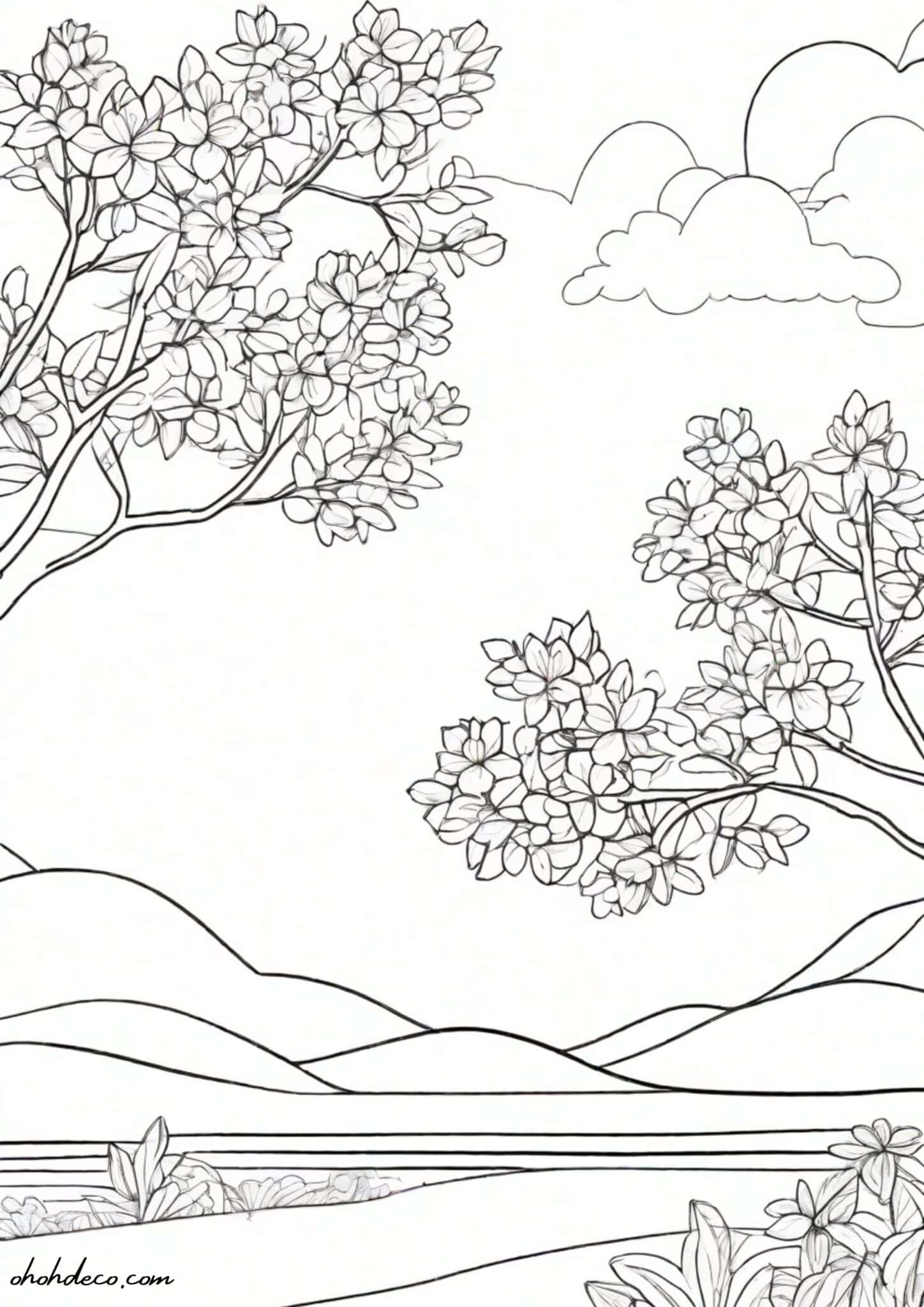 Explore the Beauty of Spring with These 32 Free Coloring Pages