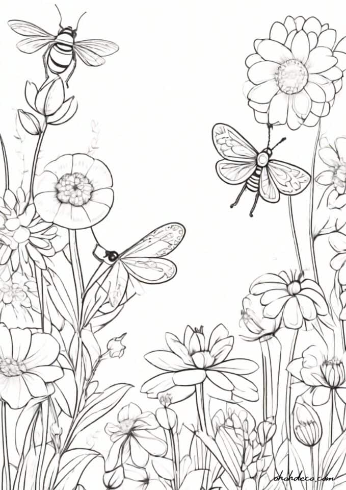 Explore the Beauty of Spring with These 32 Free Coloring Pages