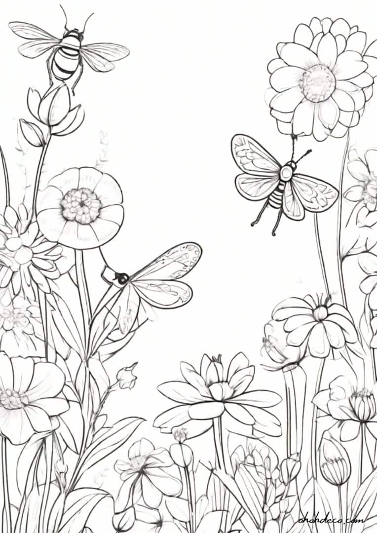 Explore the Beauty of Spring with These 32 Free Coloring Pages