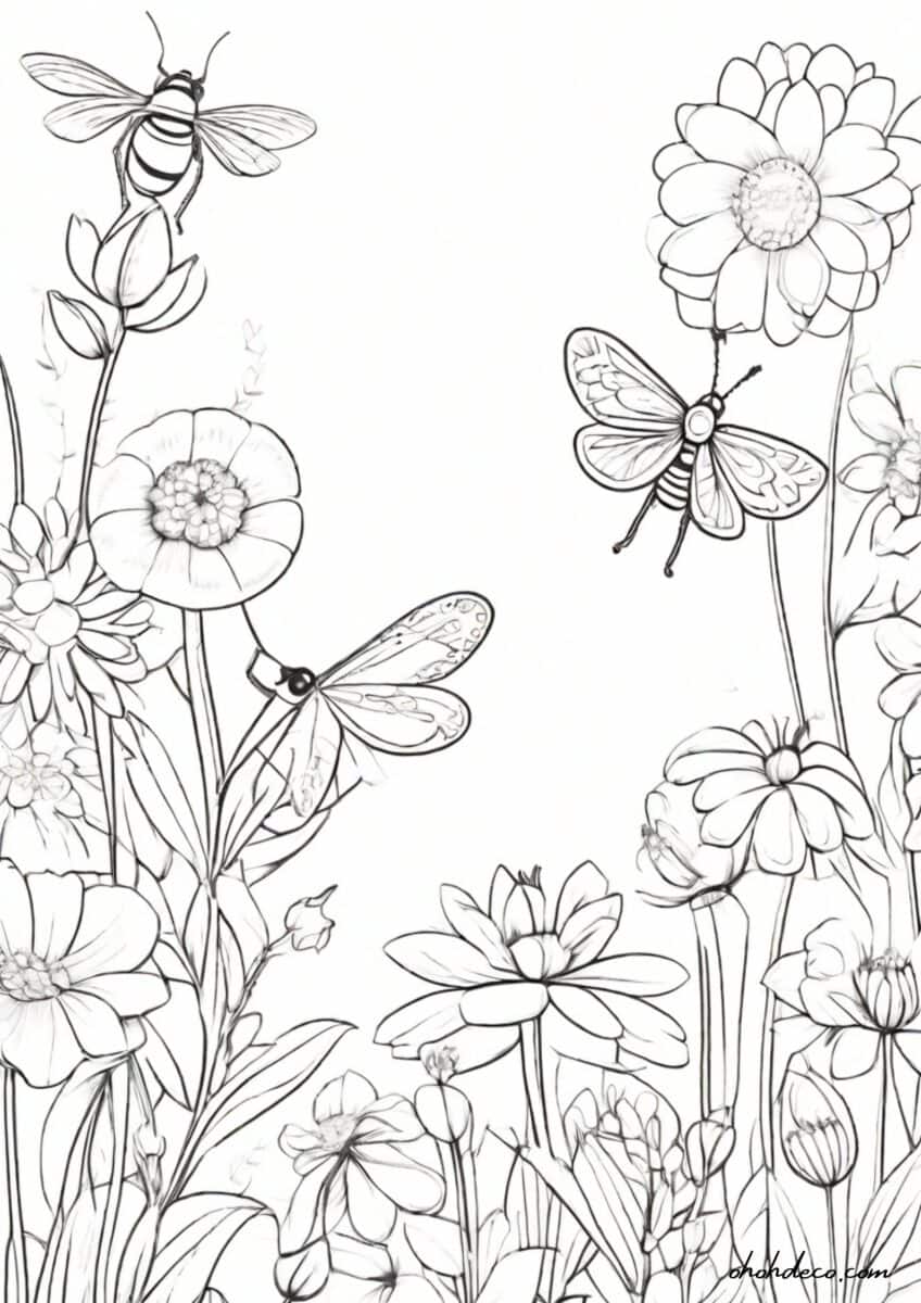 Explore the Beauty of Spring with These 32 Free Coloring Pages