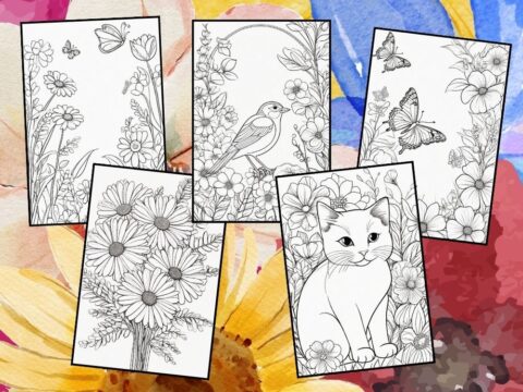 Explore the Beauty of Spring with These 32 Free Coloring Pages