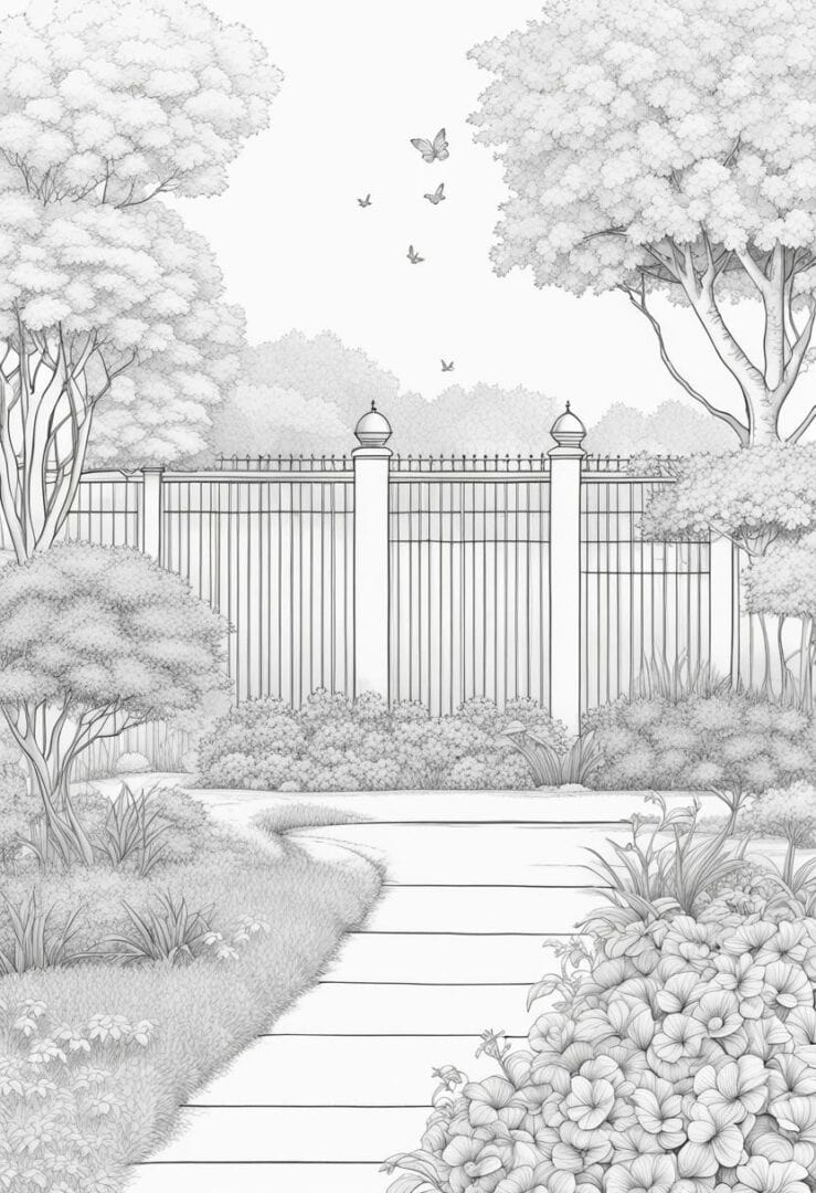 33 Stunning Garden Coloring Pages to Inspire Your Creativity