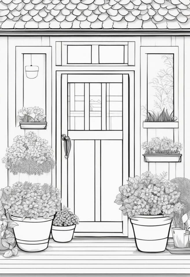 33 Stunning Garden Coloring Pages to Inspire Your Creativity