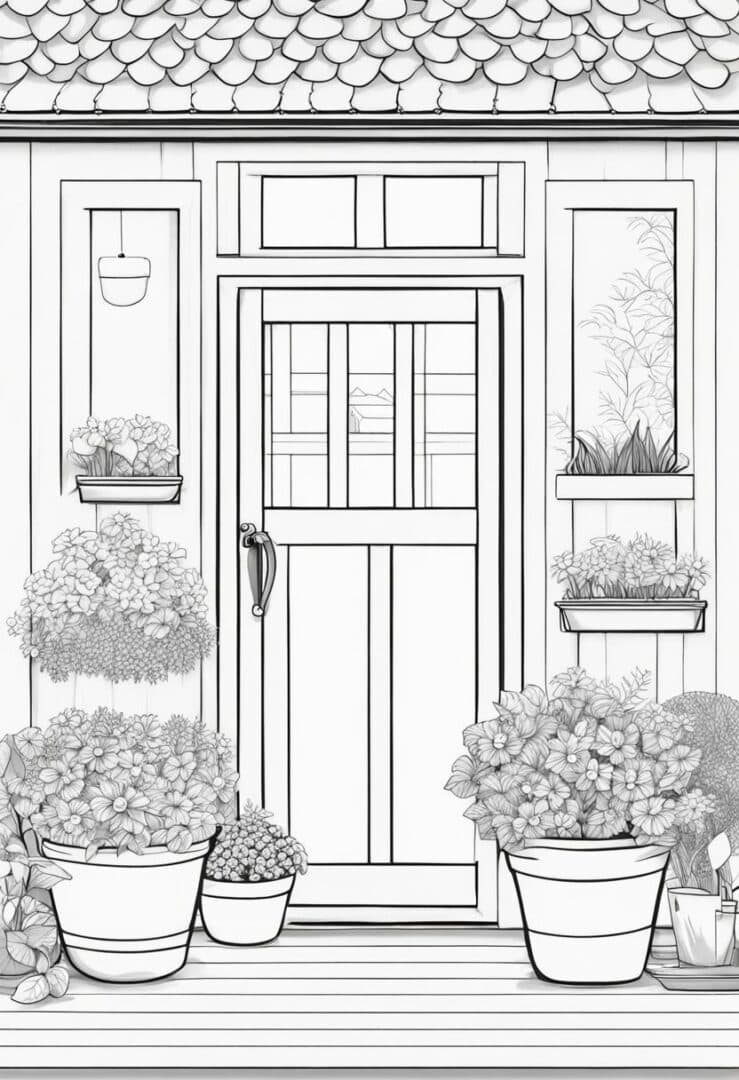 33 Stunning Garden Coloring Pages to Inspire Your Creativity