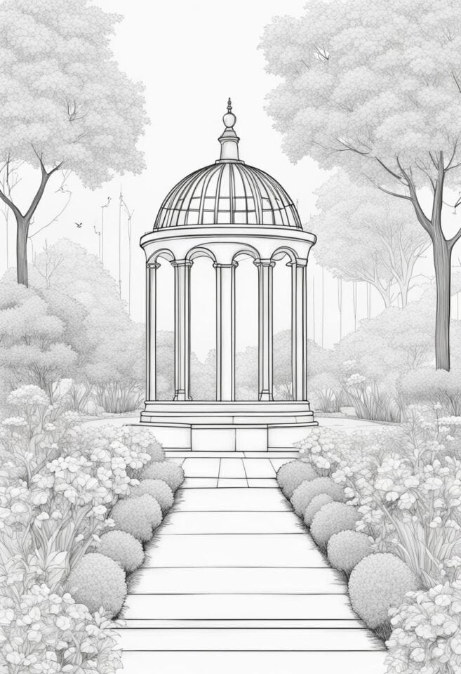 33 Stunning Garden Coloring Pages to Inspire Your Creativity