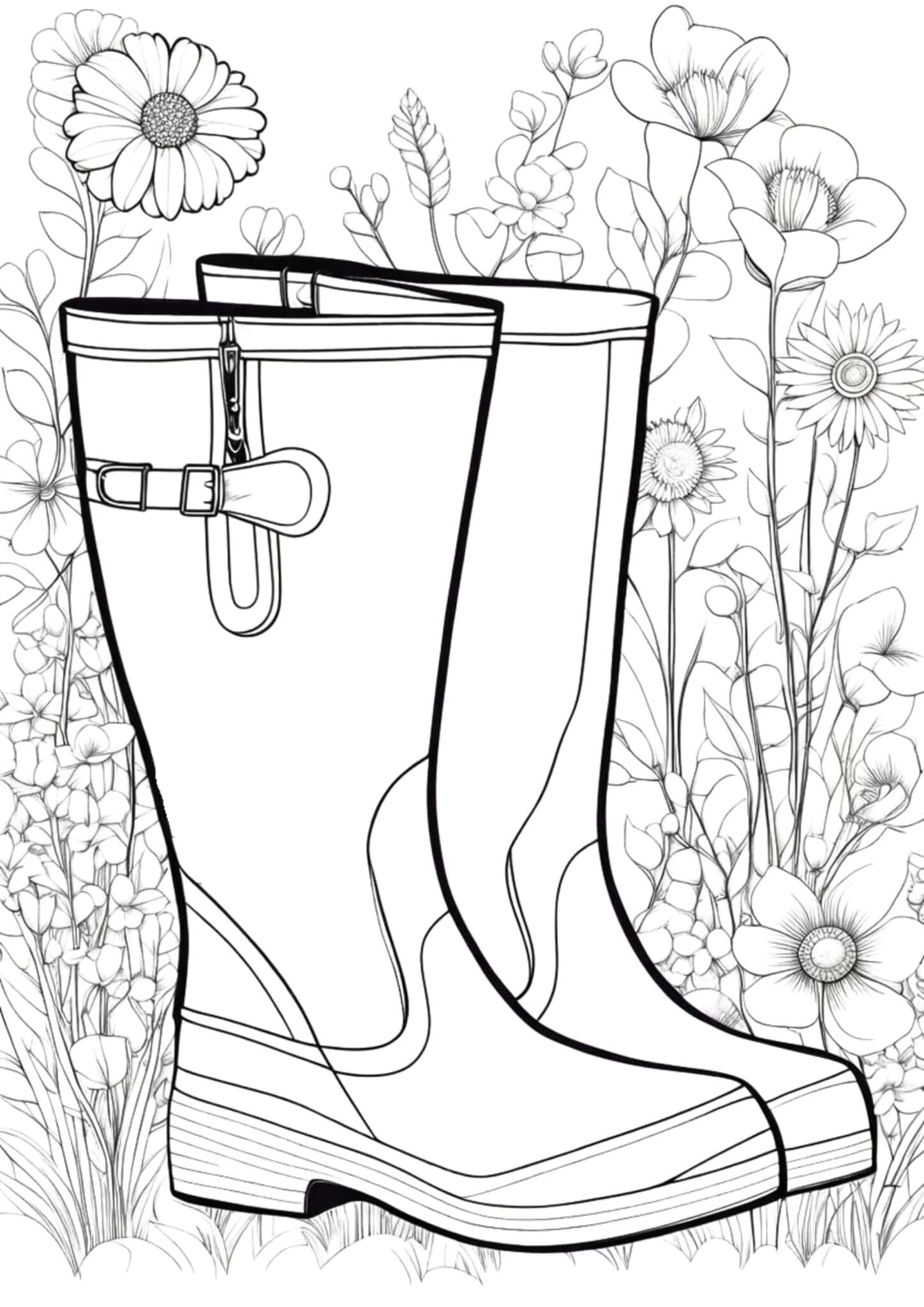 33 Stunning Garden Coloring Pages to Inspire Your Creativity