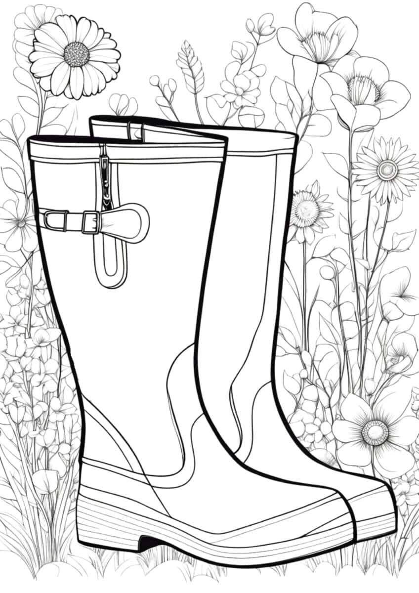 33 Stunning Garden Coloring Pages to Inspire Your Creativity