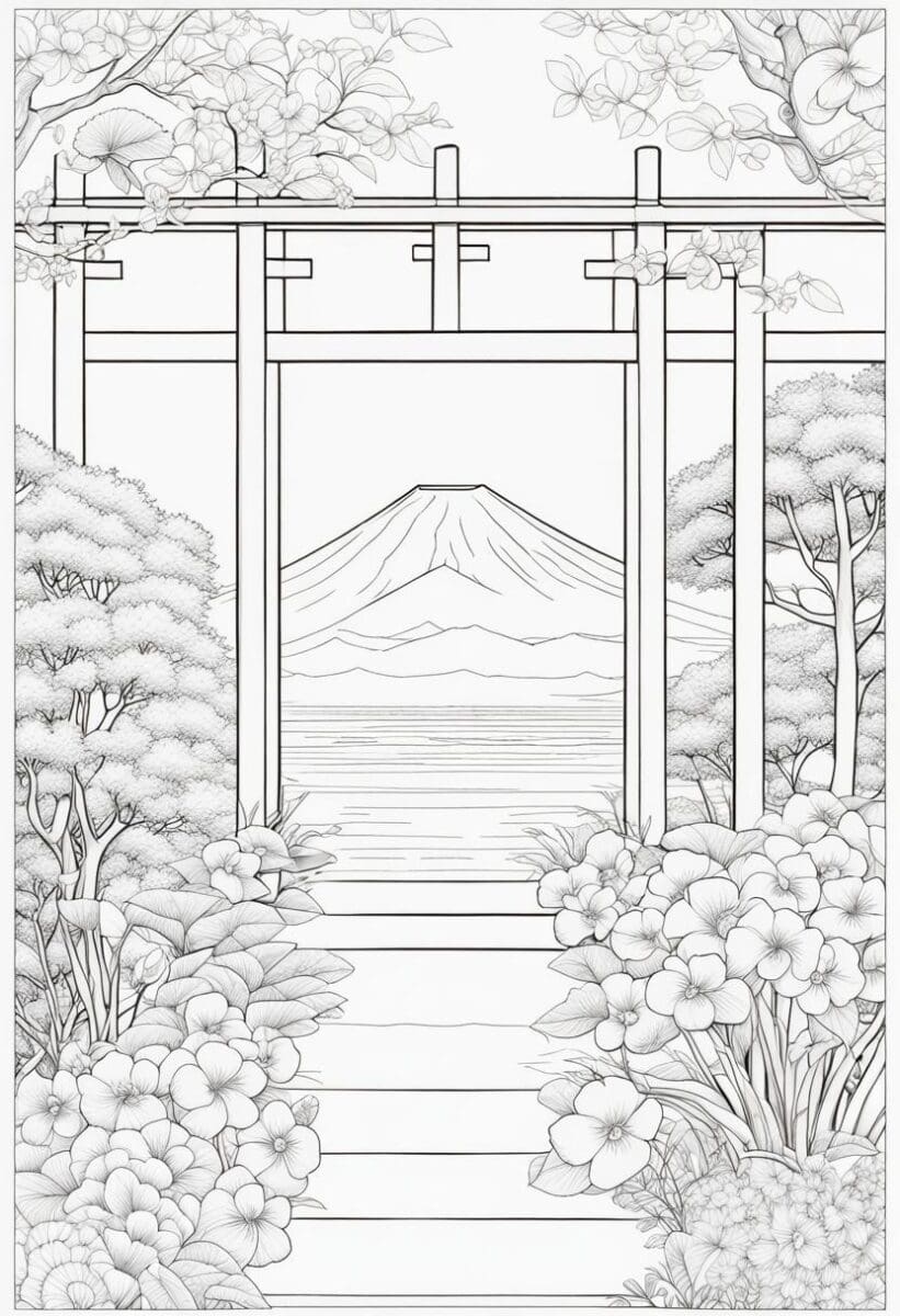 33 Stunning Garden Coloring Pages to Inspire Your Creativity