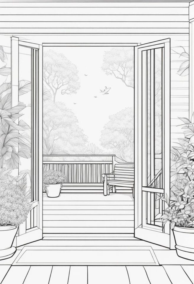 33 Stunning Garden Coloring Pages to Inspire Your Creativity