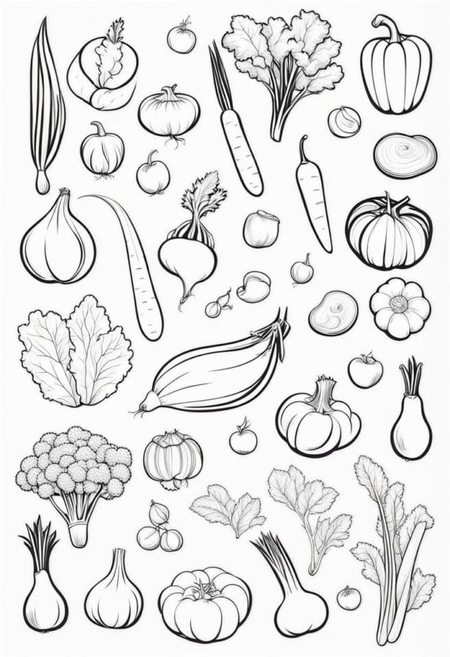 garden-coloring-page-vegetables-5 - Ohoh deco
