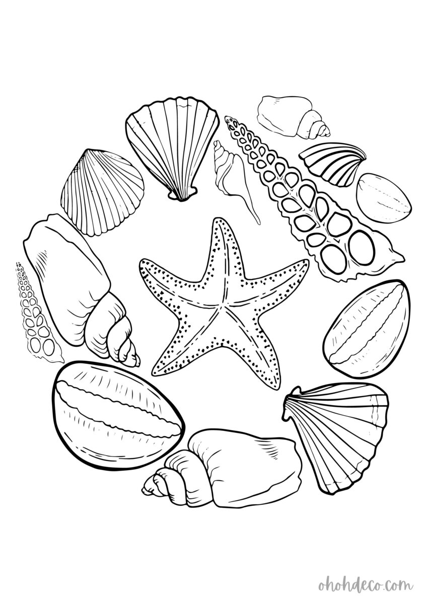 Unconventional Beach Coloring Pages You Need to Sea